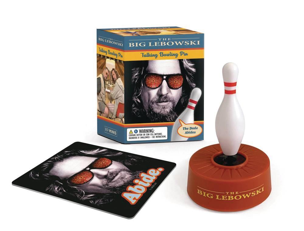 BOOK KIT BIG LEBOWSKI TALKING BOWLING PIN – Emerald City Comics